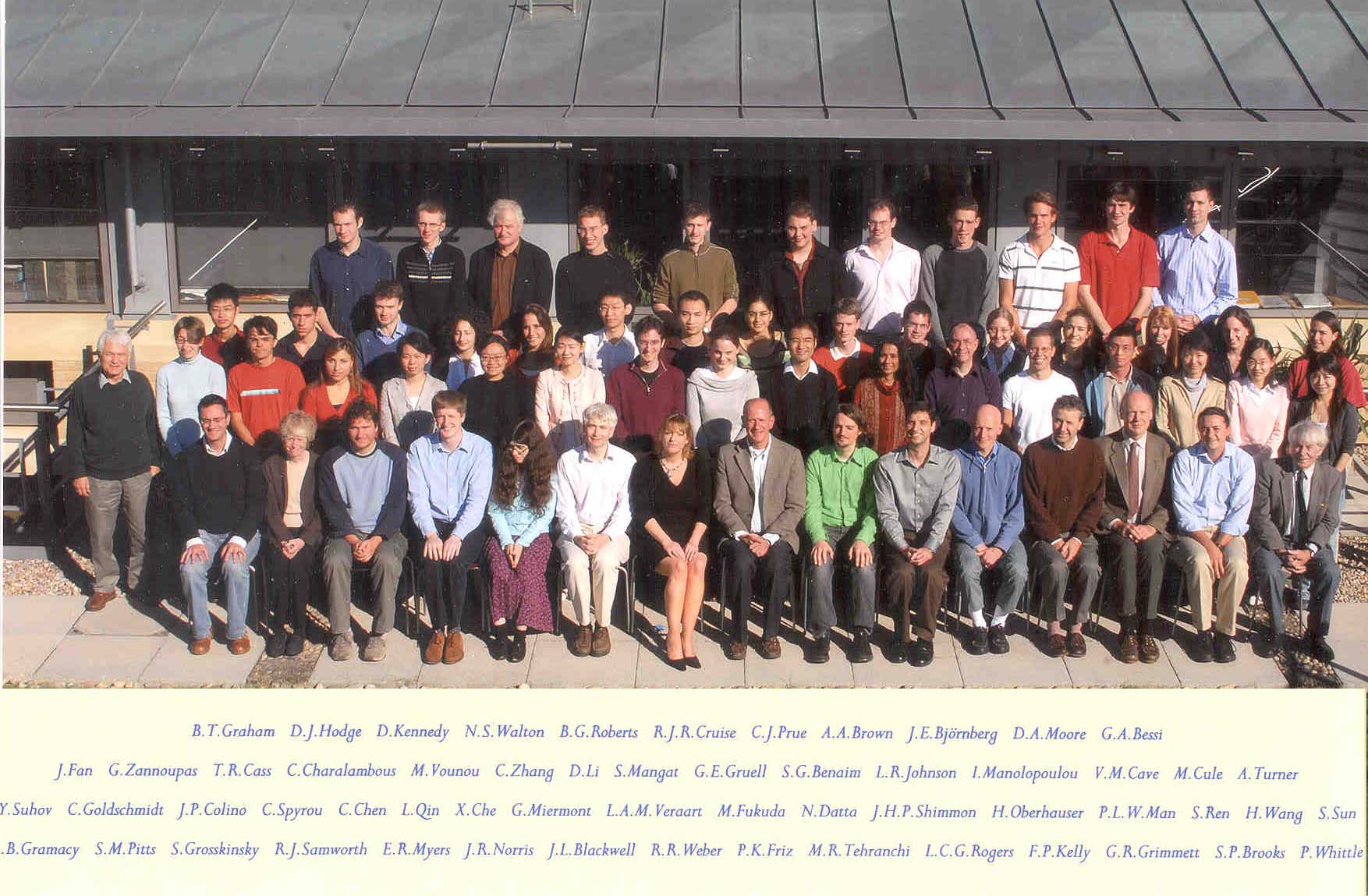 Gallery of Photographs - 1953-2024 | Statistical Laboratory